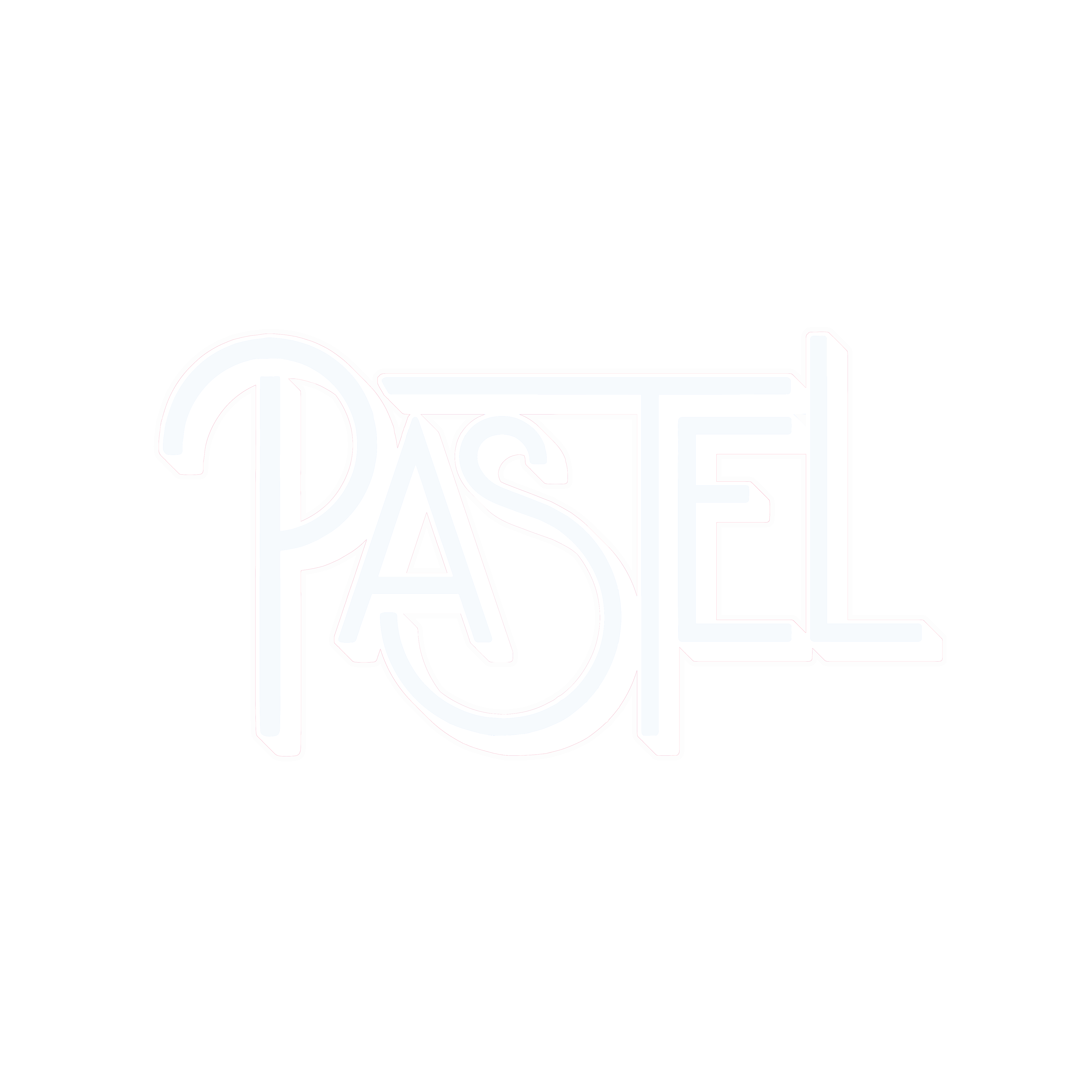 Hollow Logo – Pastel